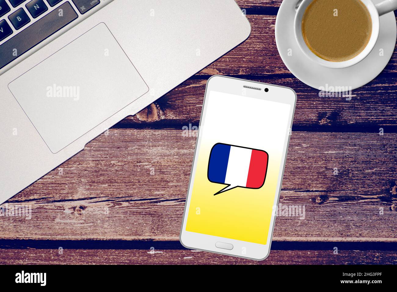French flag word france hi-res stock photography and images - Alamy