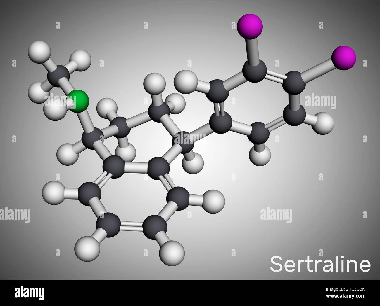 Sertraline Chemical Structure