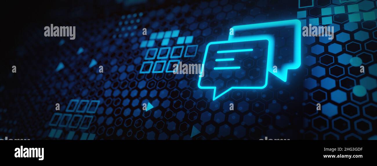 Futuristic Blue neon light icon isolated in dark background. Vibrant ...