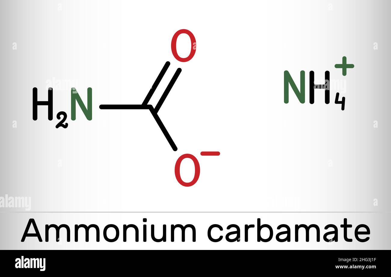 Ammonium carbamate molecule hi-res stock photography and images - Alamy