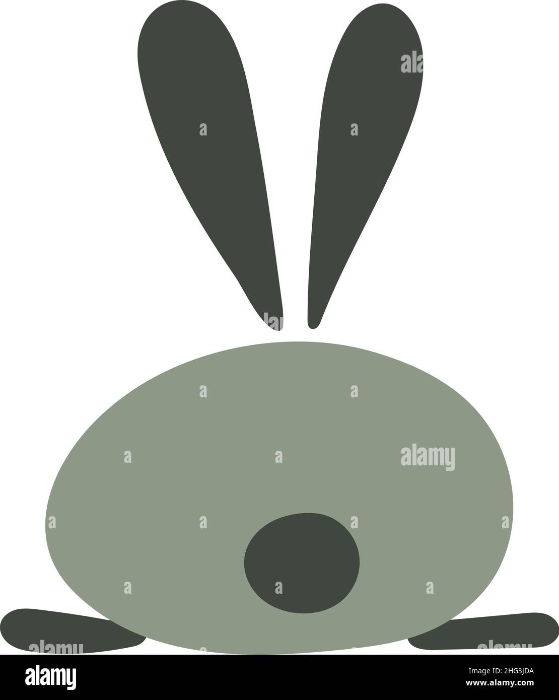 Funny Rabbit for your design. Vector illustration Stock Vector Image ...