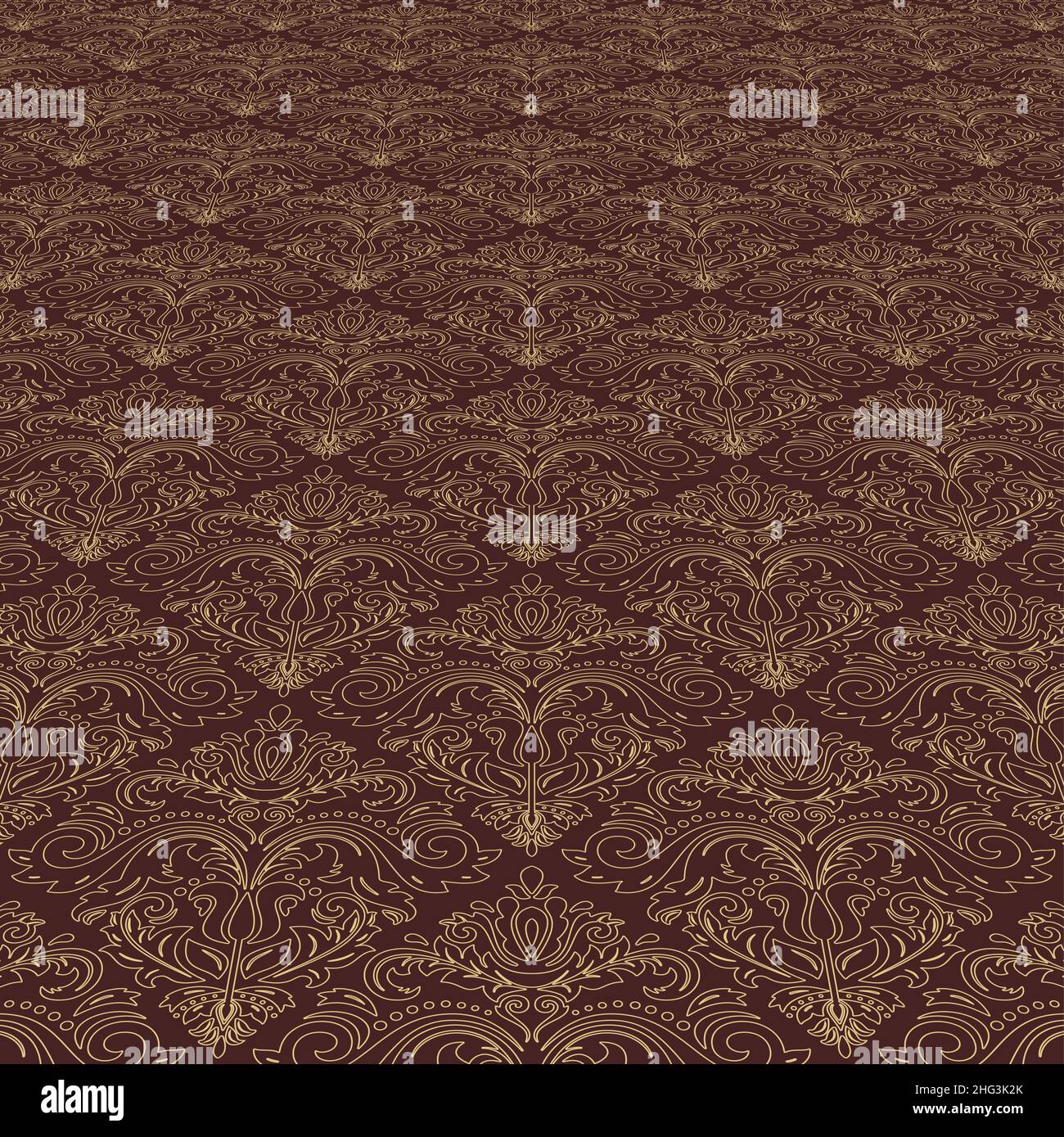 Classic vector pattern. Vintage abstract texture. Graphic golden ...