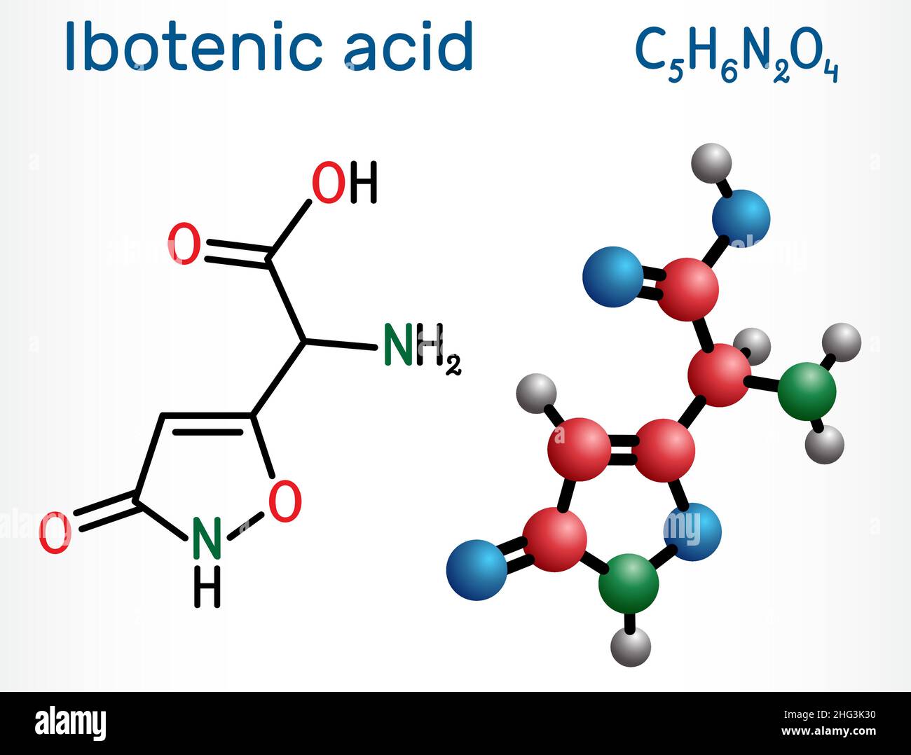 Ibotenic Stock Vector Images - Alamy