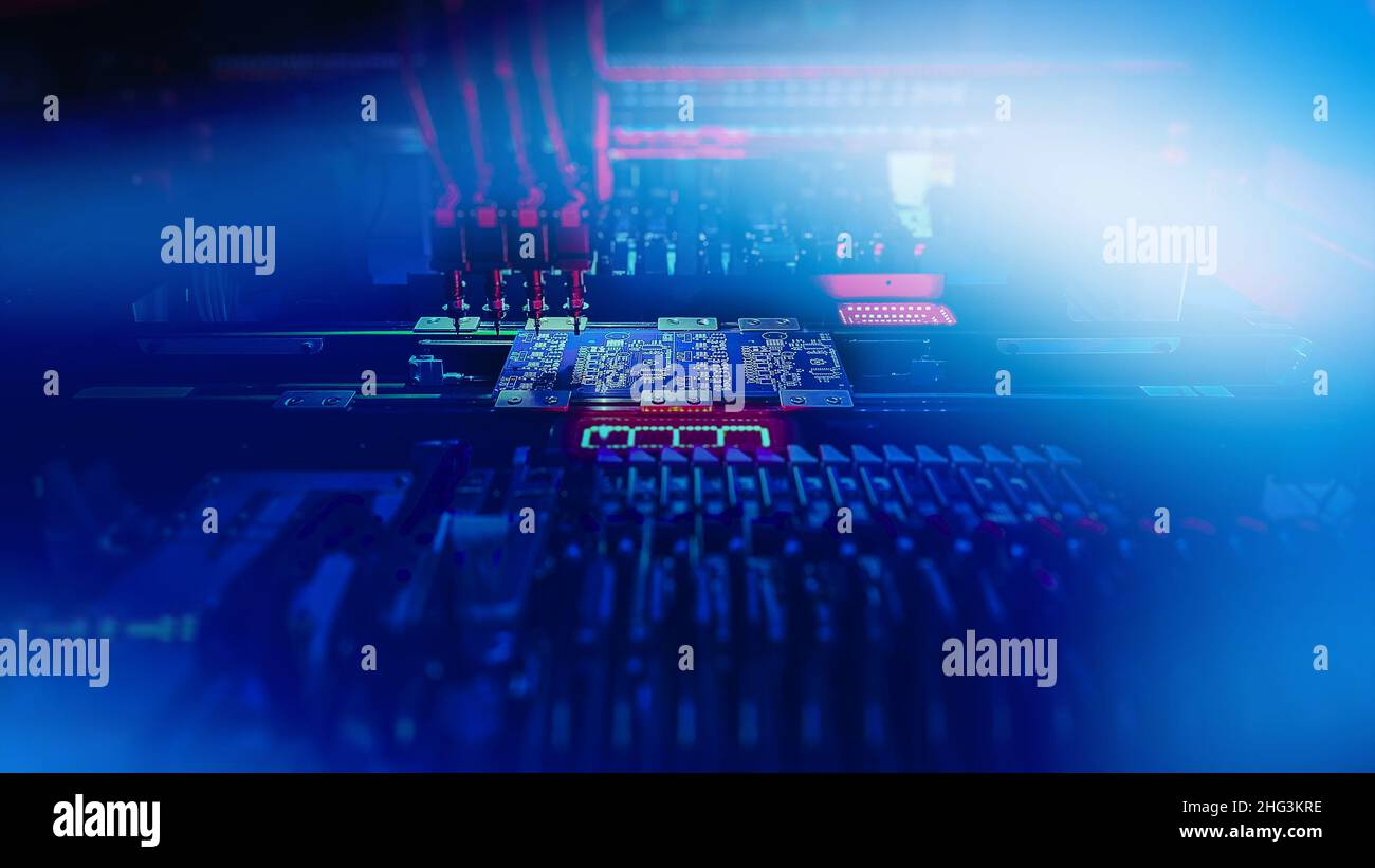 Automatic smt pick place machine hi-res stock photography and images ...