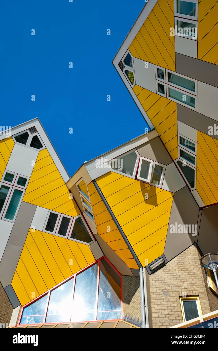 Cube houses in Rotterdam, Netherlands Stock Photo - Alamy