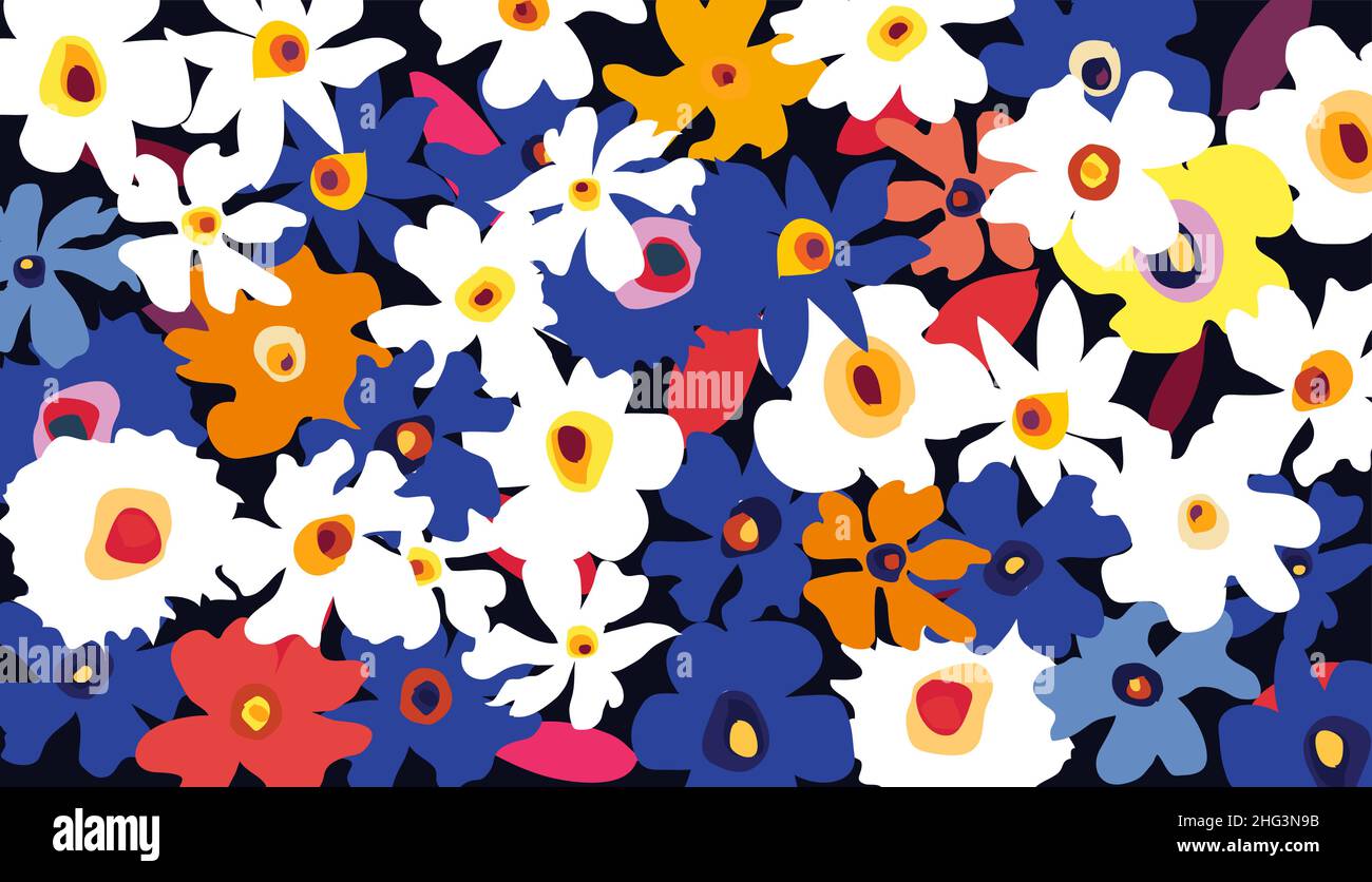 Spring time and blooming. Abstract floral background with abstract ...