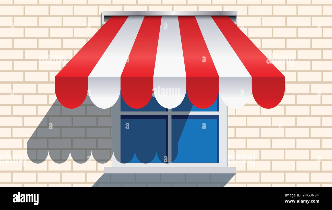 Shadow on wall window Stock Vector Images - Alamy