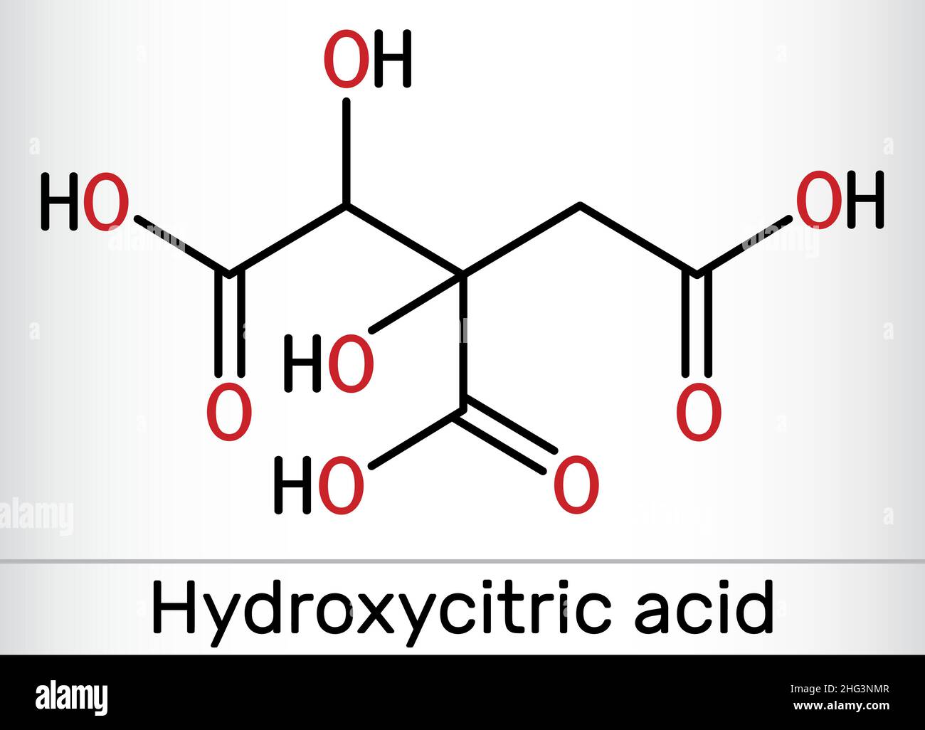 Hydroxycitric acid molecule Stock Vector Images - Alamy