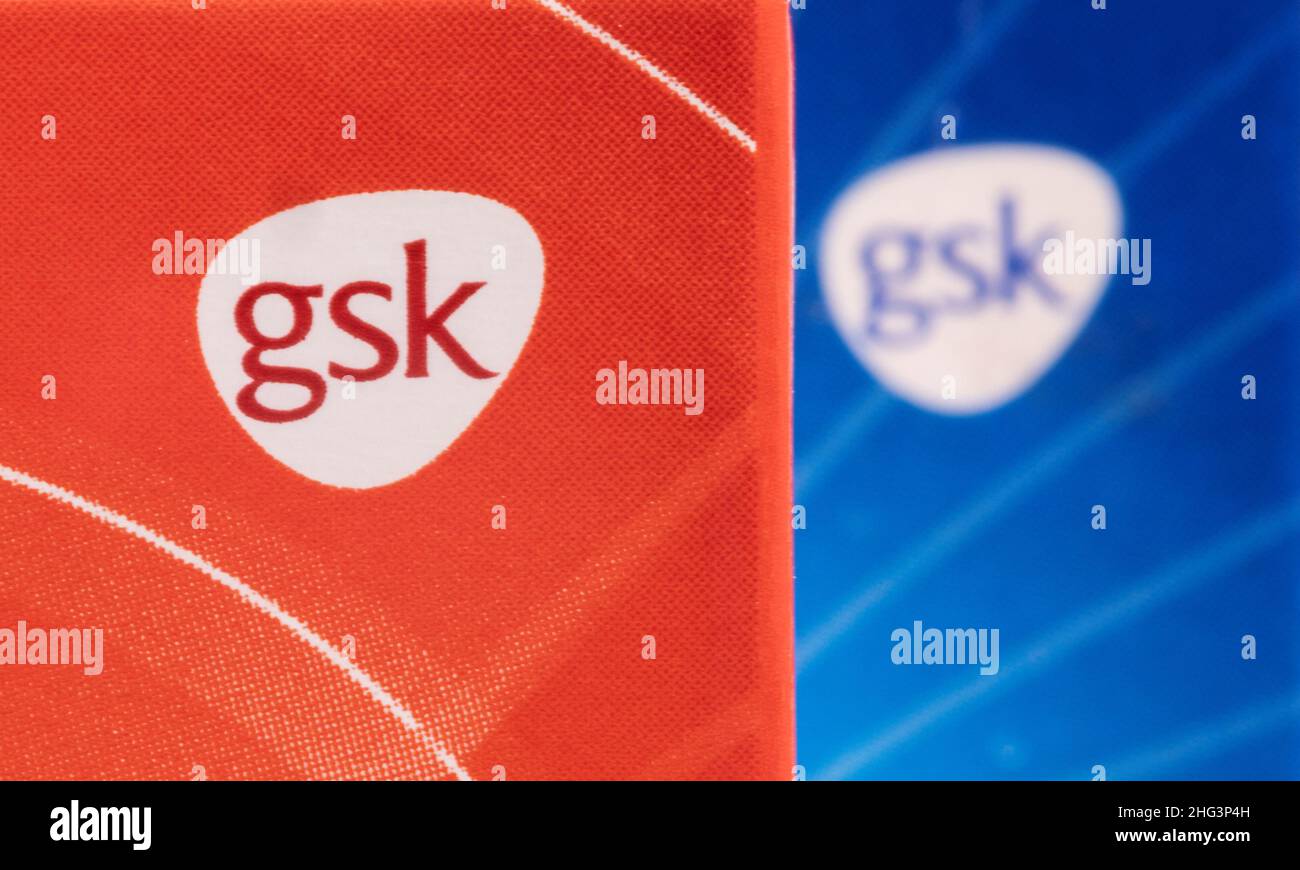 Gsk logo hi-res stock photography and images - Alamy