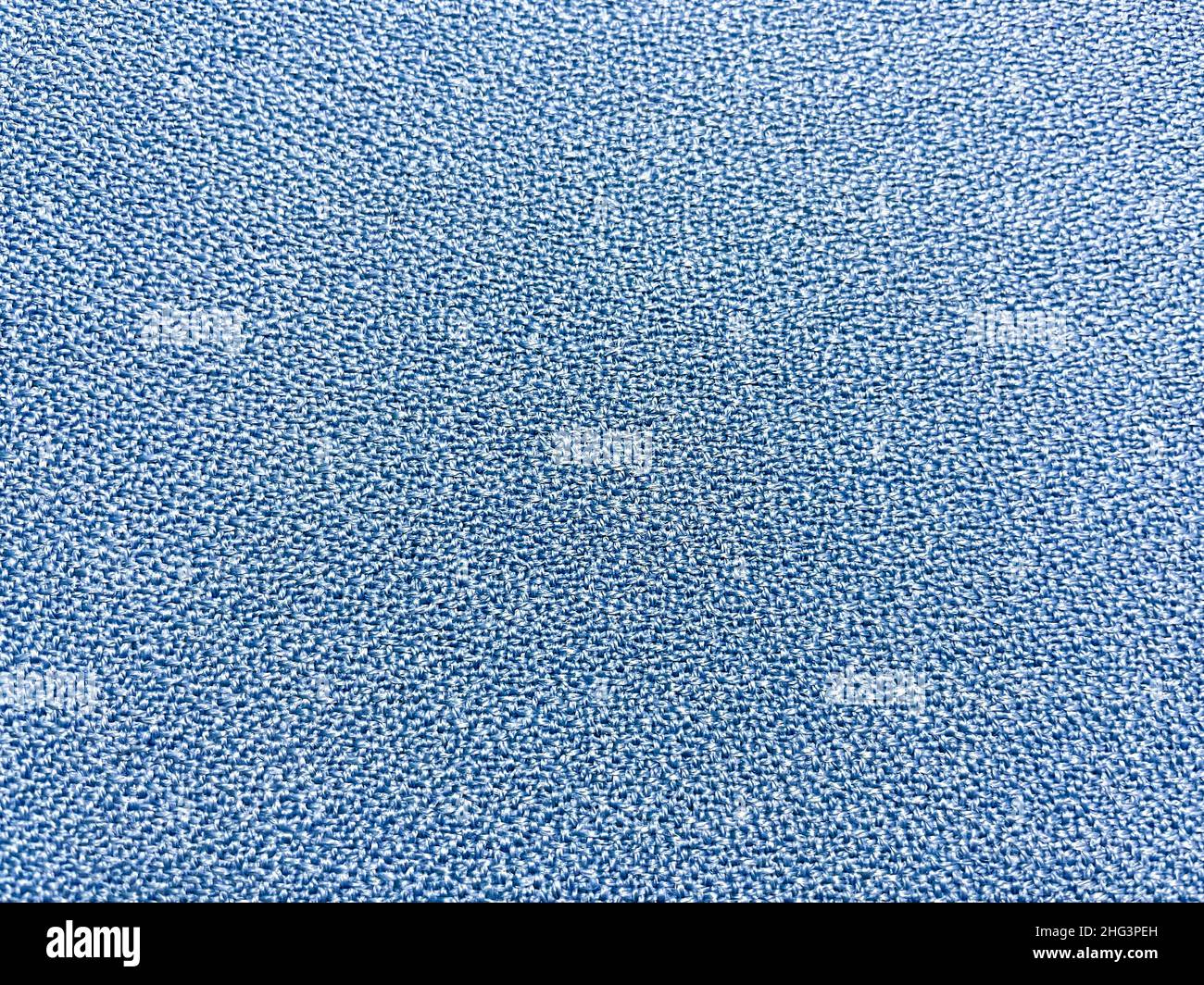 Blue rough fabric close-up Stock Photo - Alamy