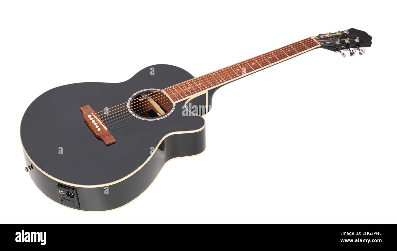musical instrument, guitar on a white isolated background Stock Photo ...