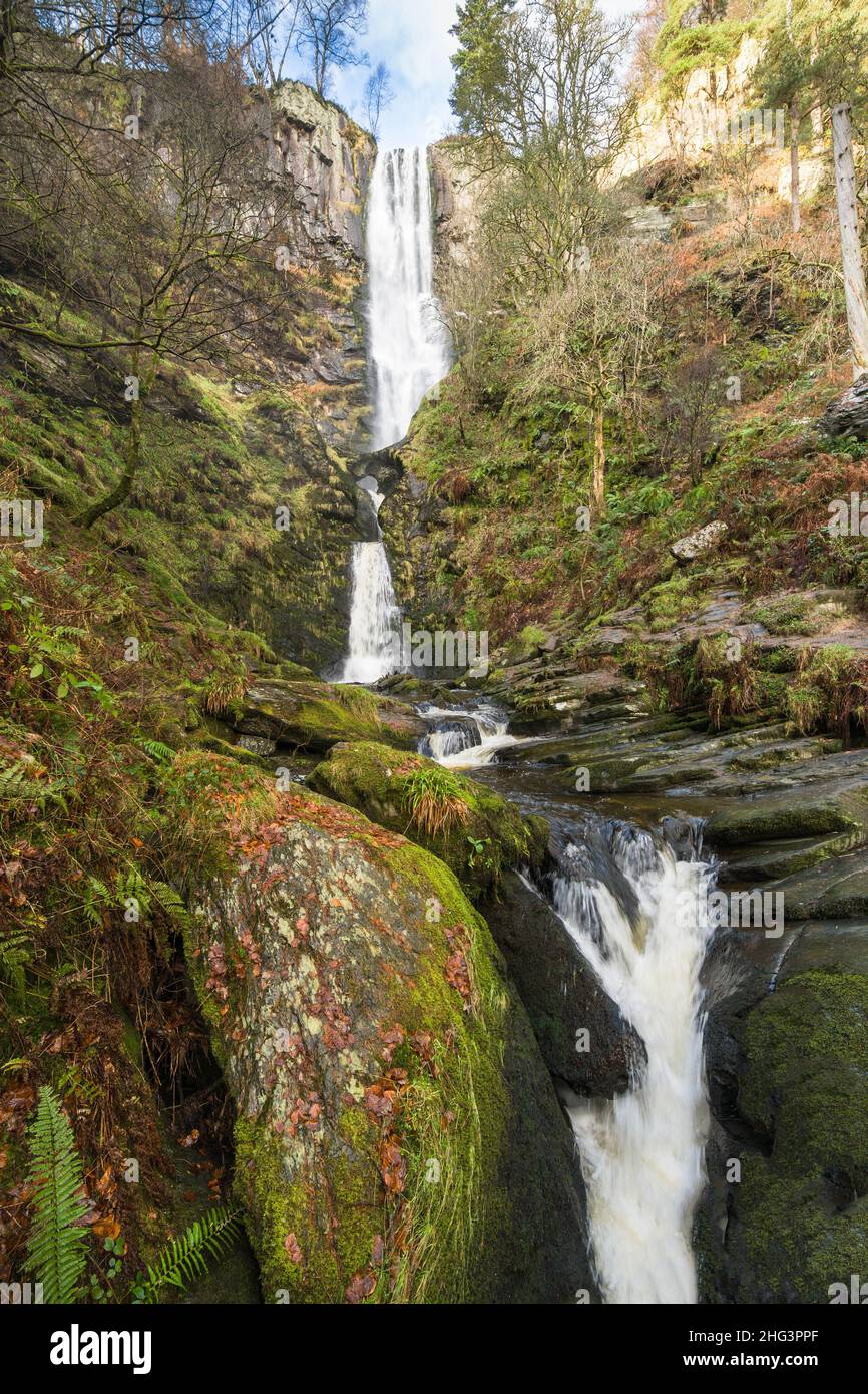 Pistyll Rhaeadr at 240ft (73m) this is the tallest Waterfall in the UK ...