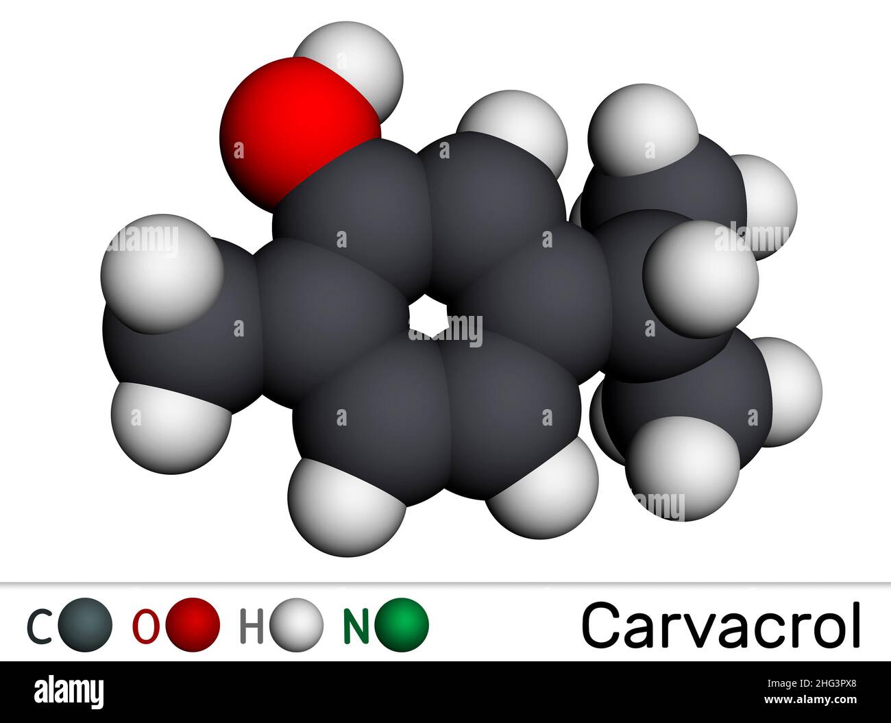 Carvacrol Structure