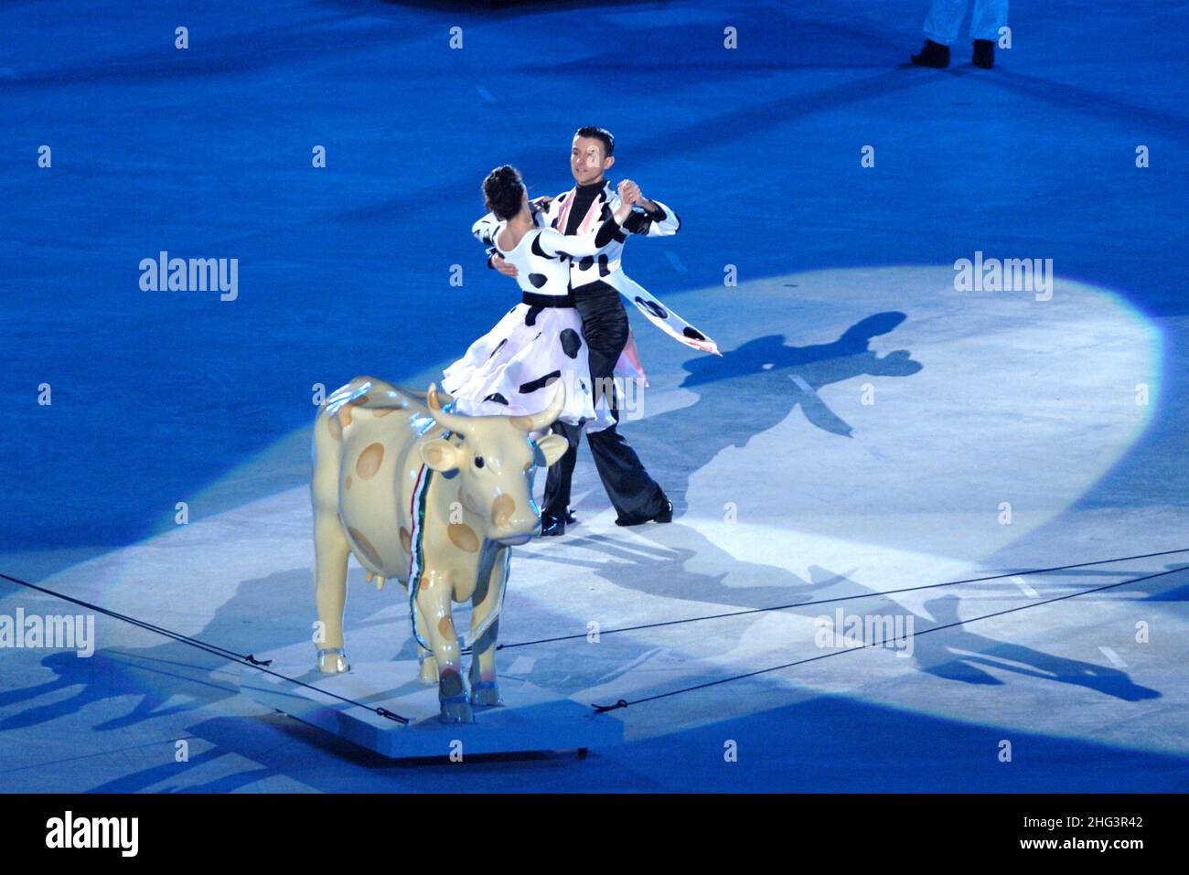 Turin Italy 2006-02-10: Opening ceremony of the Winter Olympic Games of ...