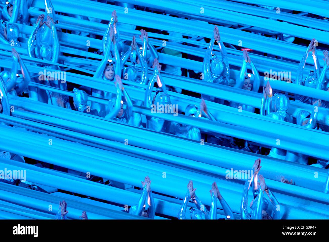 Turin Italy 2006-02-10: Opening ceremony of the Winter Olympic Games of ...