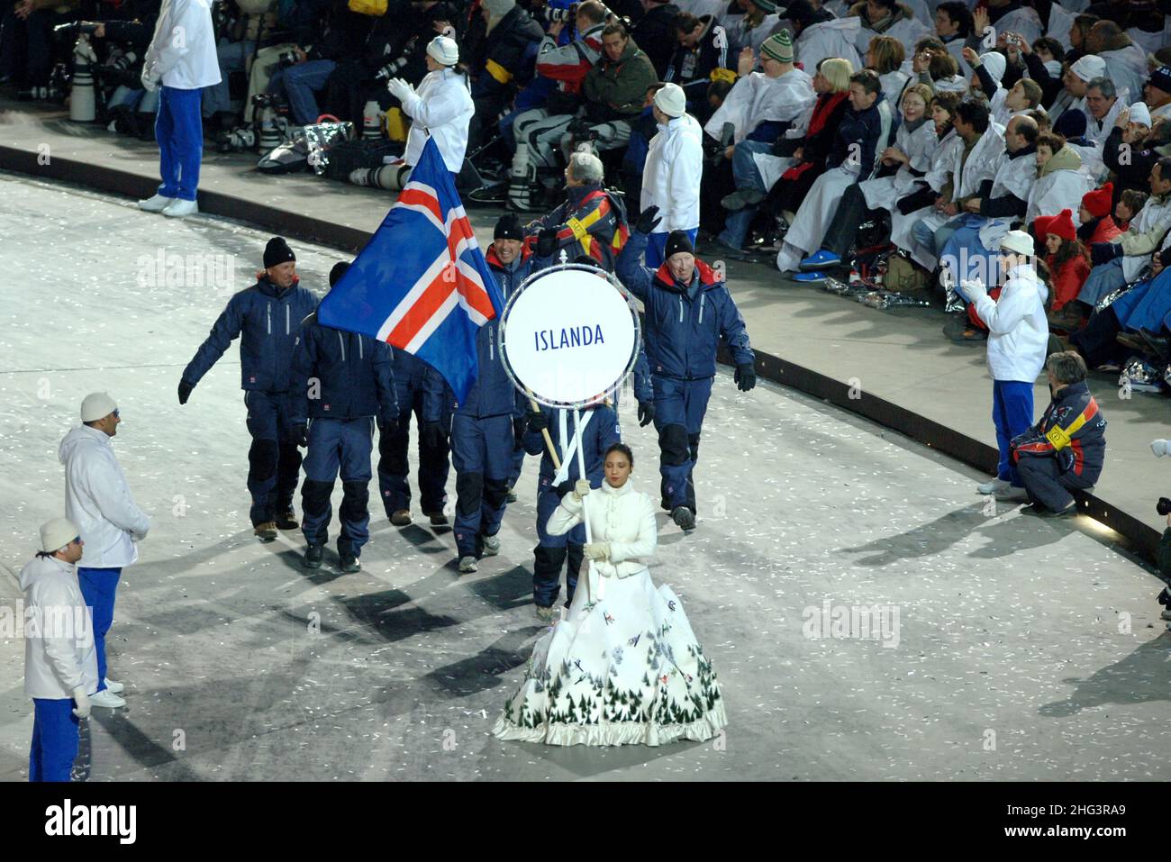 Turin Italy 2006-02-10: Opening ceremony of the Winter Olympic Games of ...