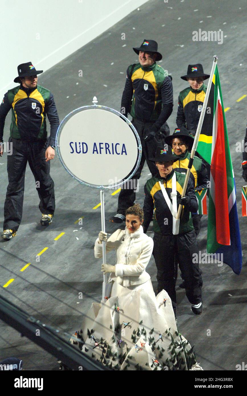 Turin Italy 2006-02-10: Opening ceremony of the Winter Olympic Games of ...