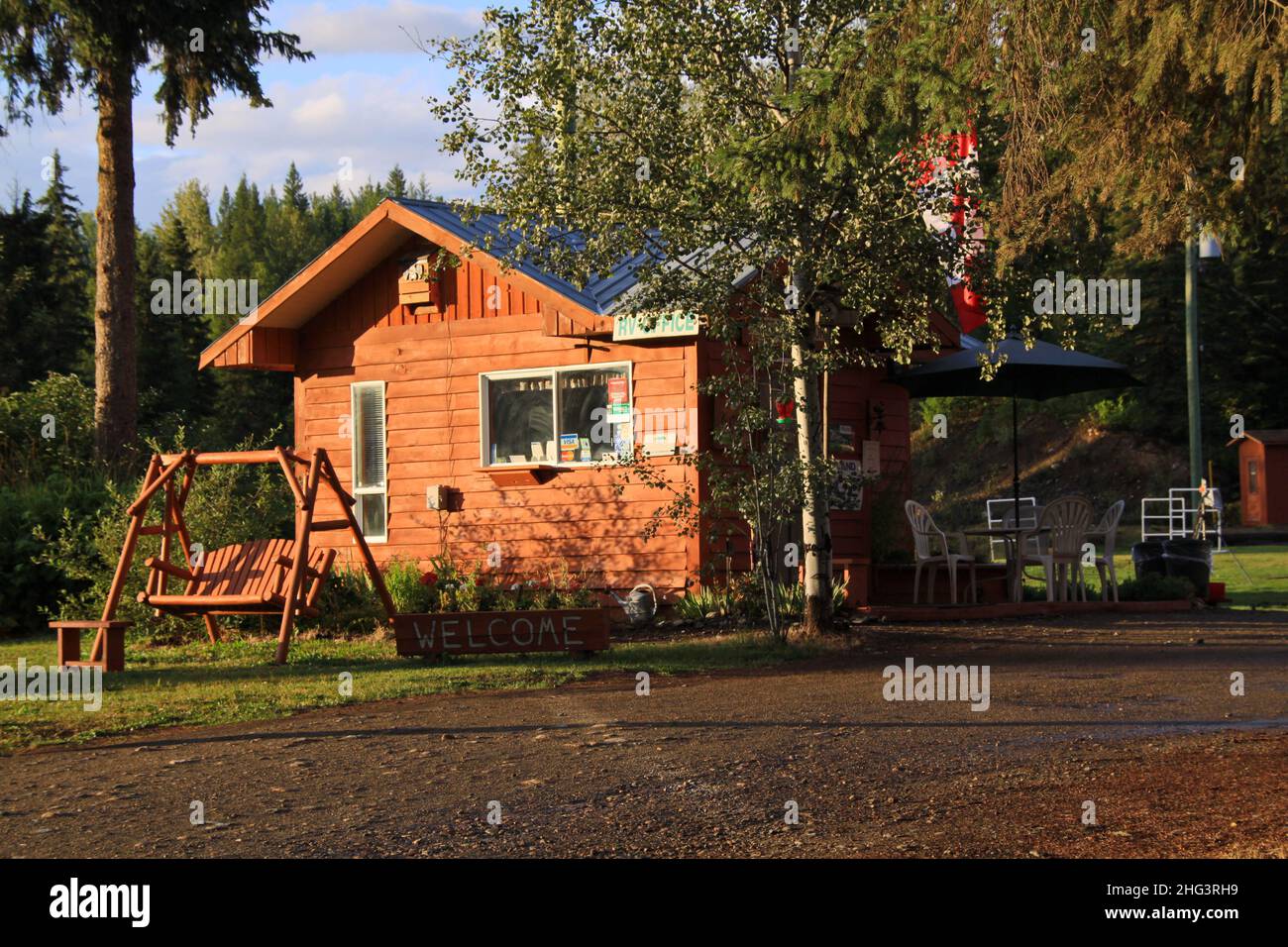 Campground in Wells Gray NP in British Columbia,Canada,North America ...