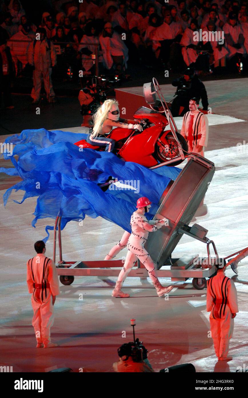 Turin Italy 2006-02-10: Opening ceremony of the Winter Olympic Games of ...