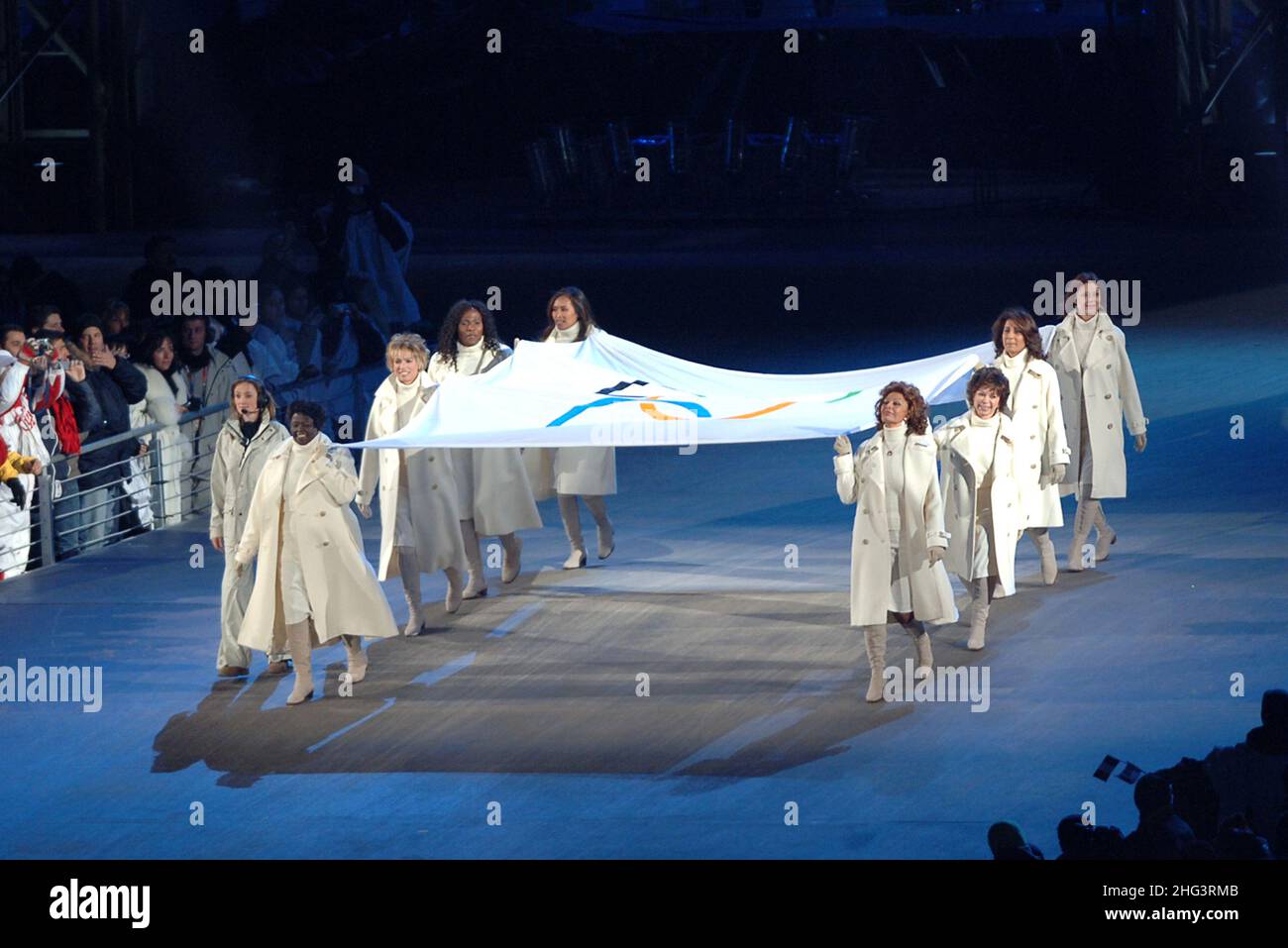 Turin Italy 2006-02-10: Opening ceremony of the Winter Olympic Games of ...