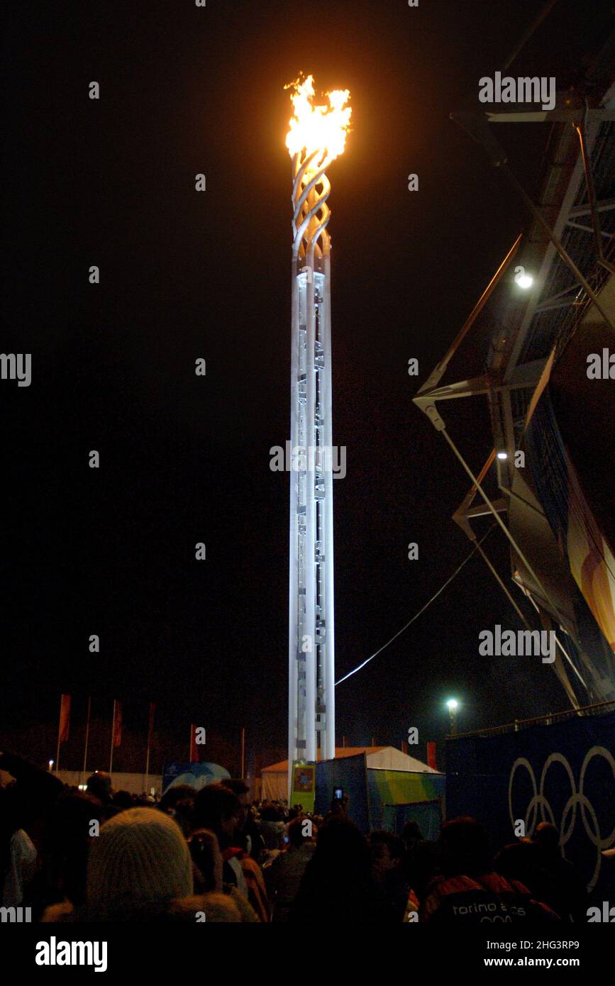 Turin Italy 2006-02-10: Opening ceremony of the Winter Olympic Games of ...