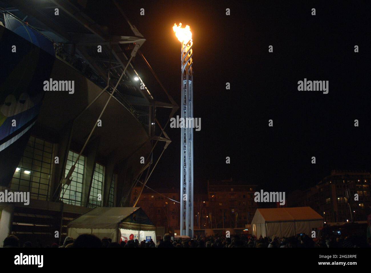 Turin Italy 2006-02-10: Opening ceremony of the Winter Olympic Games of ...