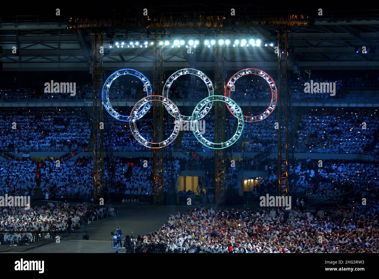 Turin Italy 2006-02-10: Opening ceremony of the Winter Olympic Games of ...