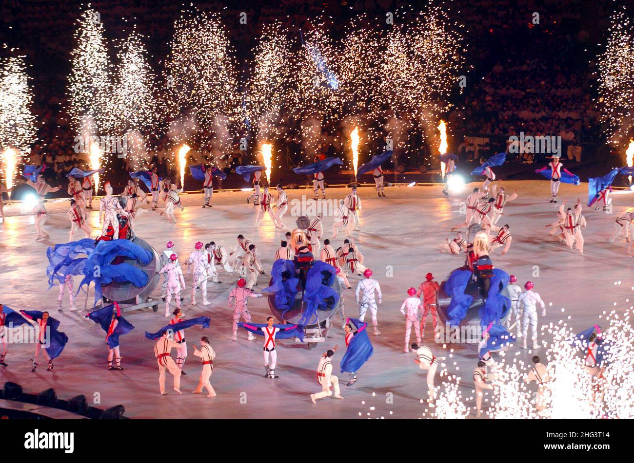 Turin Italy 2006-02-10: Opening ceremony of the Winter Olympic Games of ...