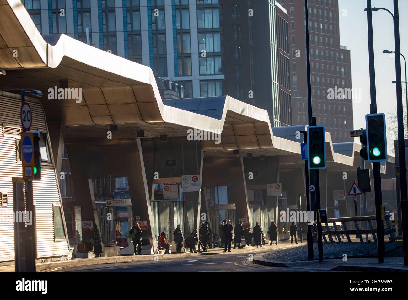 Vauxhall bus station bus hi-res stock photography and images - Alamy