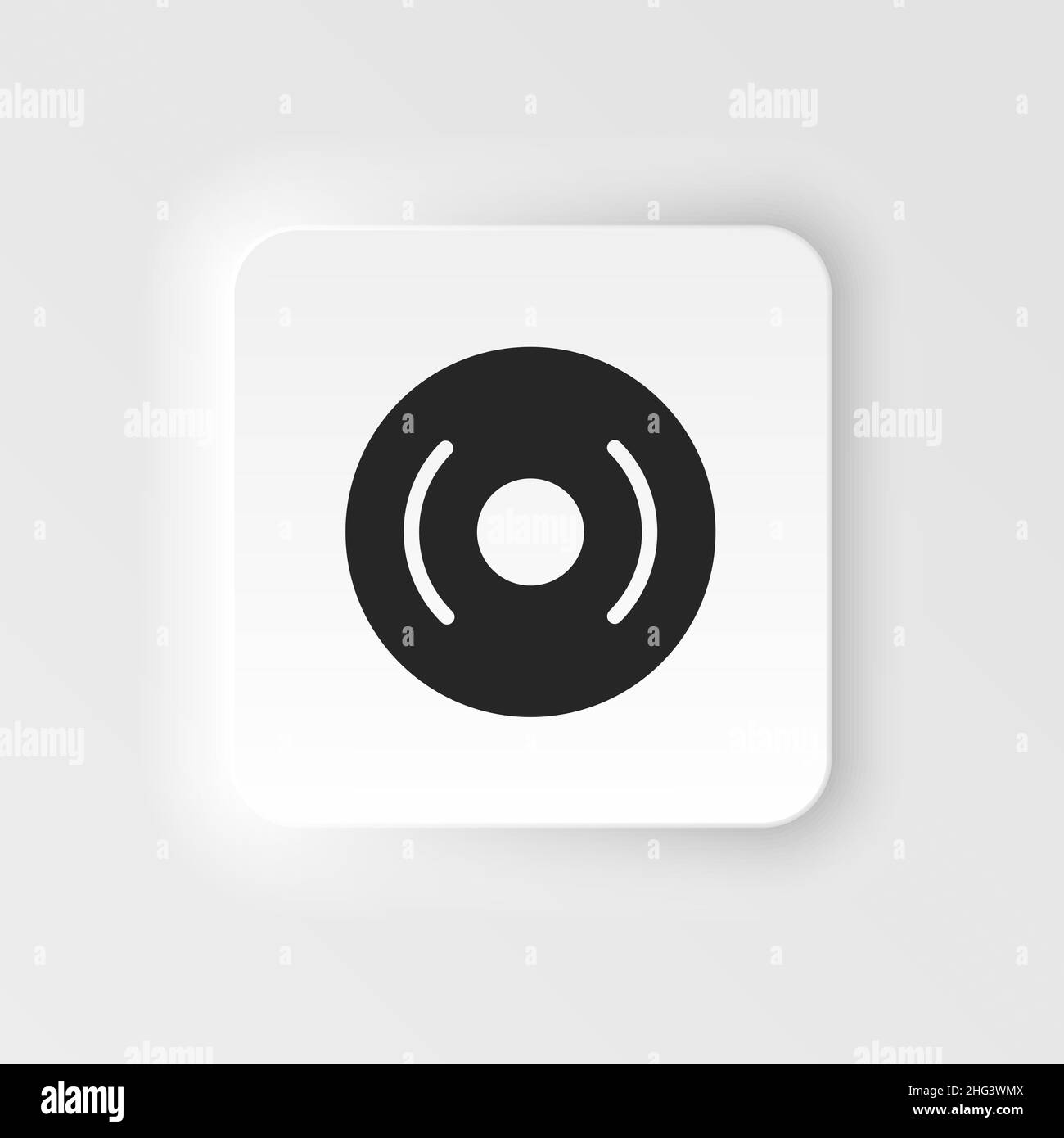 Cd, disk, dvd icon - Vector. Simple element illustration from UI ...