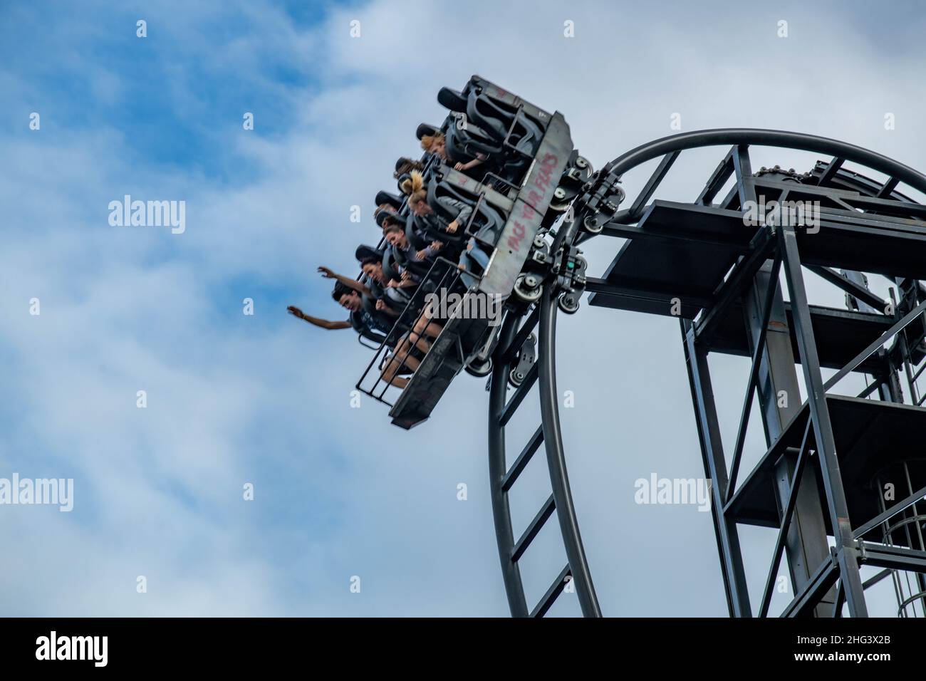 The Swarm and Saw The Ride (from the Movie) at Thorpe Park Theme Park ...