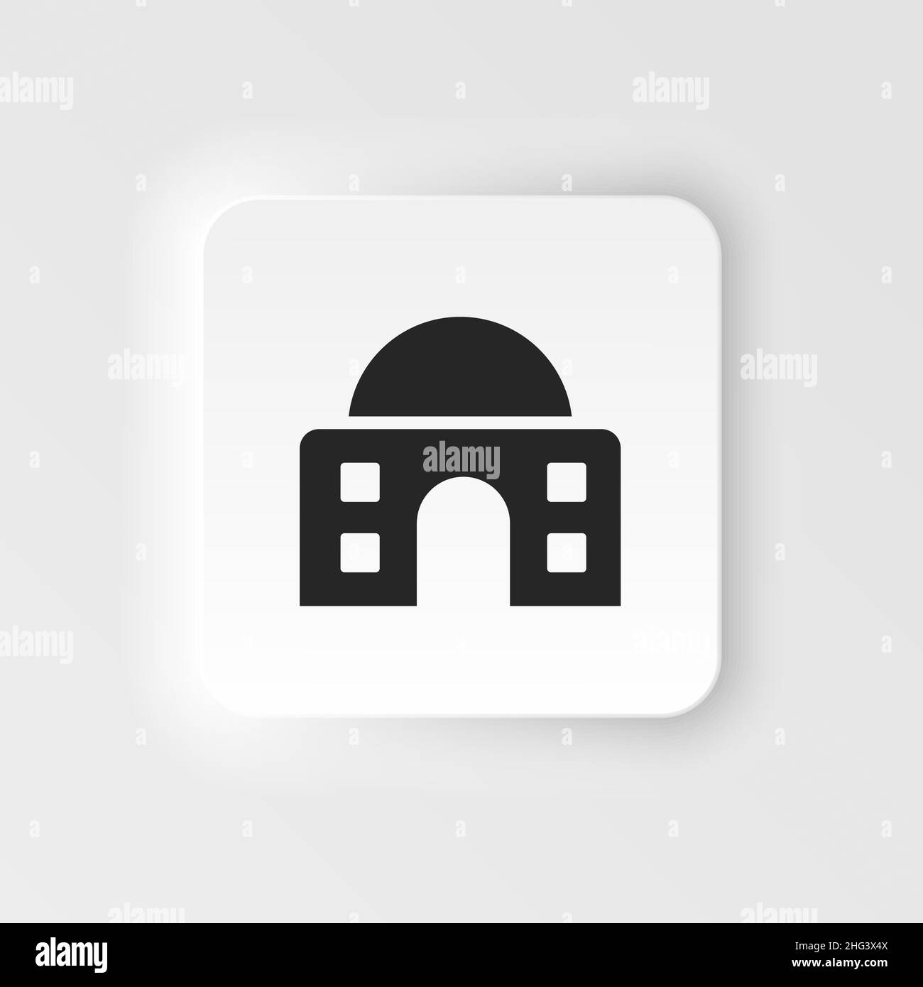 Building, college icon - Vector. Simple element illustration from UI ...
