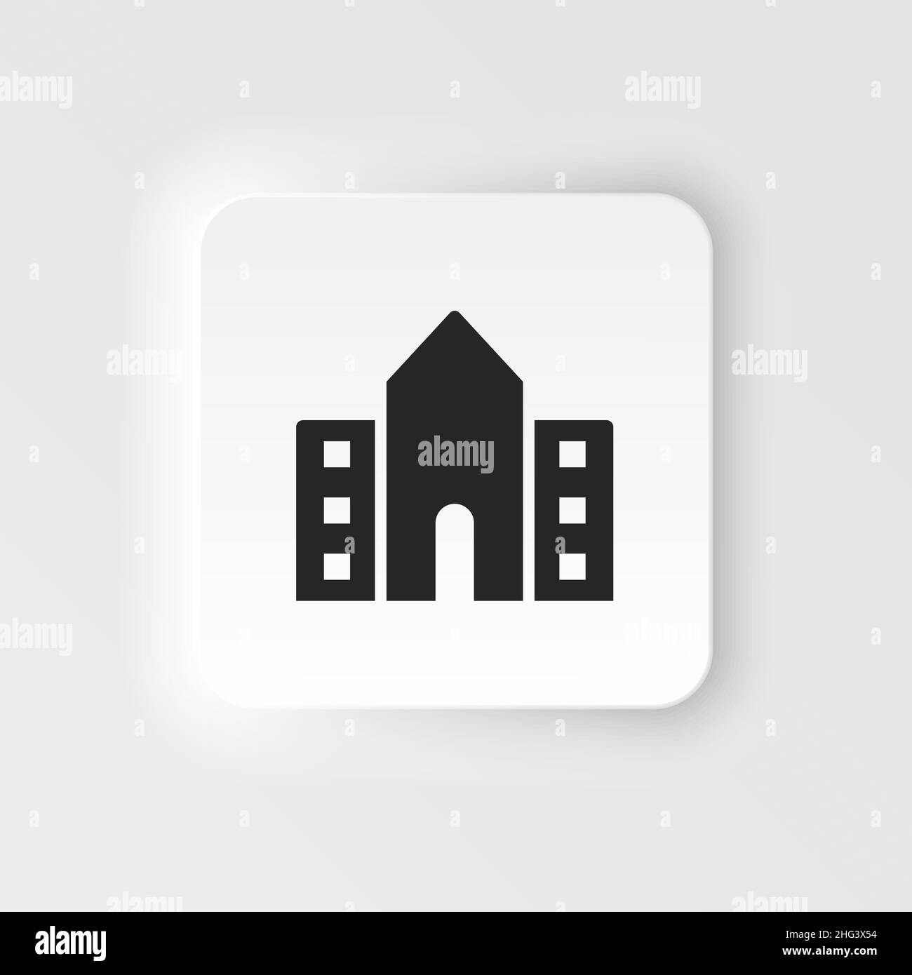 School, building, college icon - Vector. Simple element illustration ...