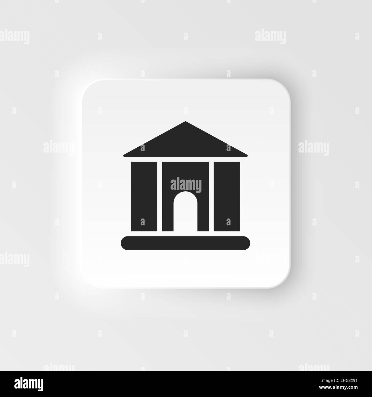 Building, college icon - Vector. Simple element illustration from UI ...