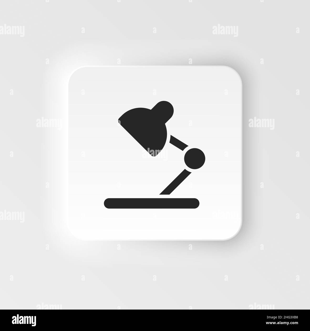 Lamp icon - Vector. Simple element illustration from UI concept. Lamp ...