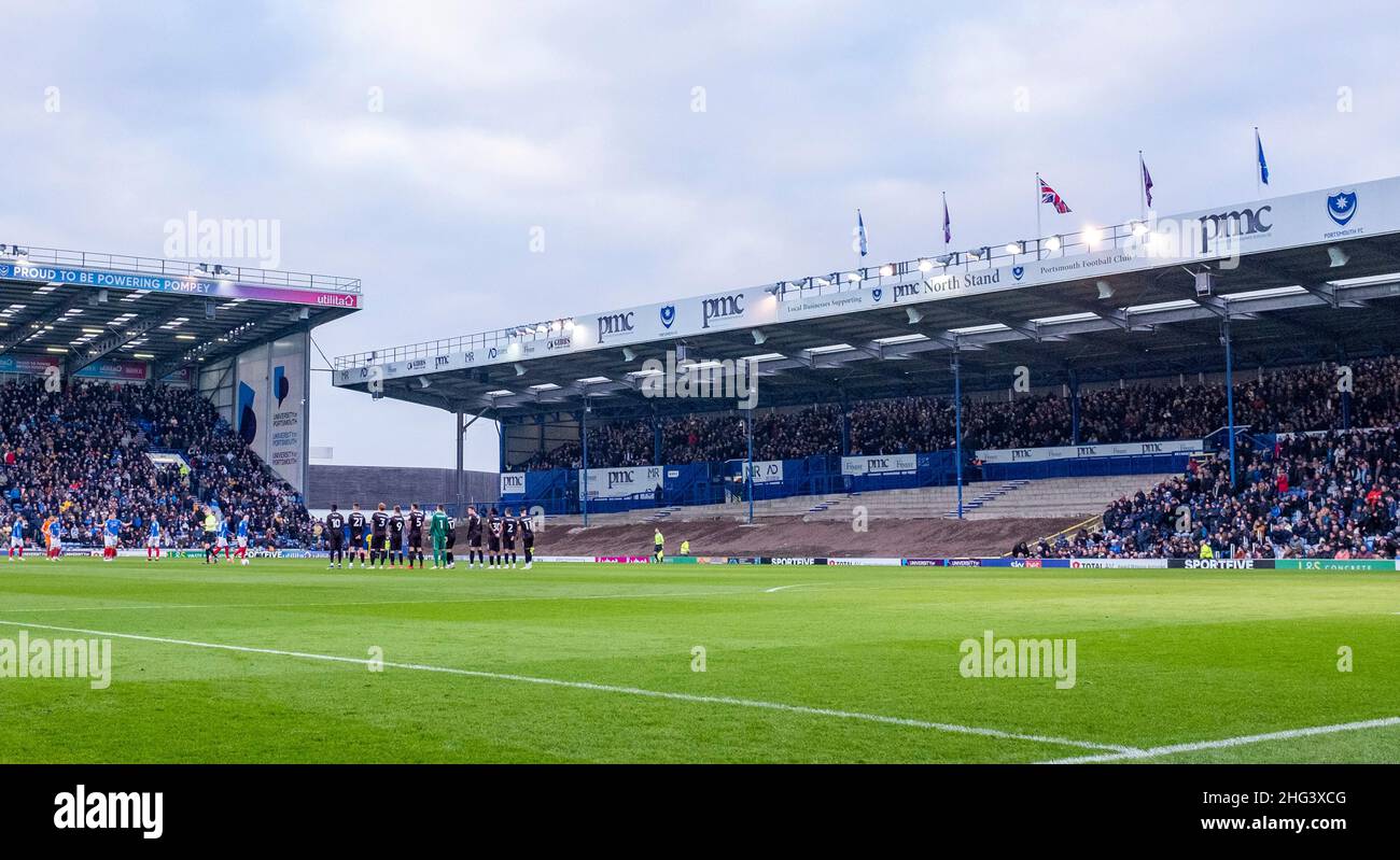 The redevelopment of the North Stand during the Sky Bet League One ...