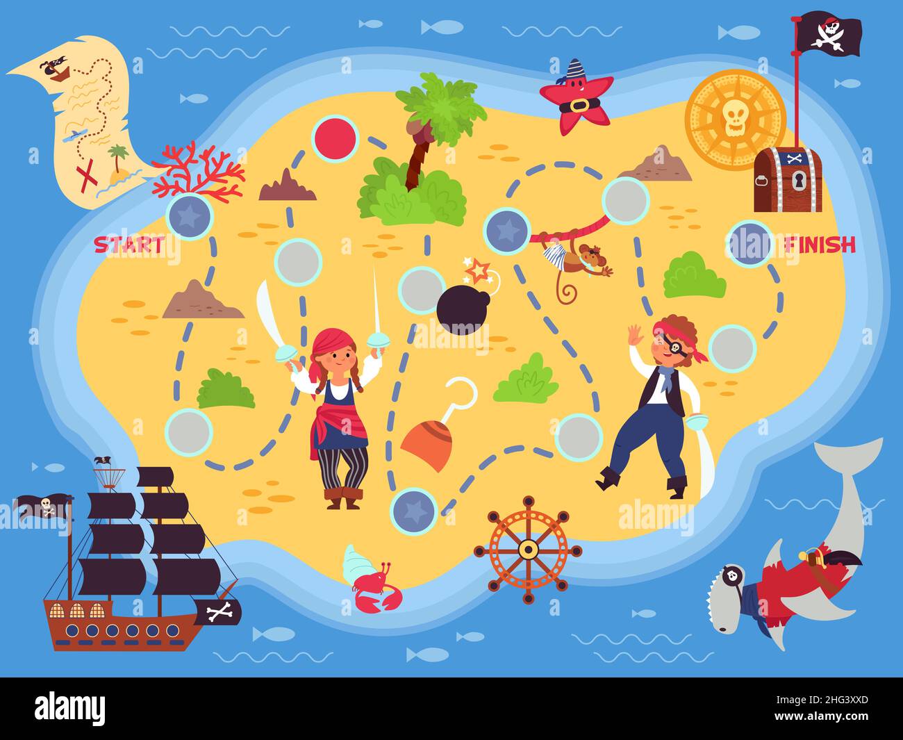 Antique board game Stock Vector Images - Alamy