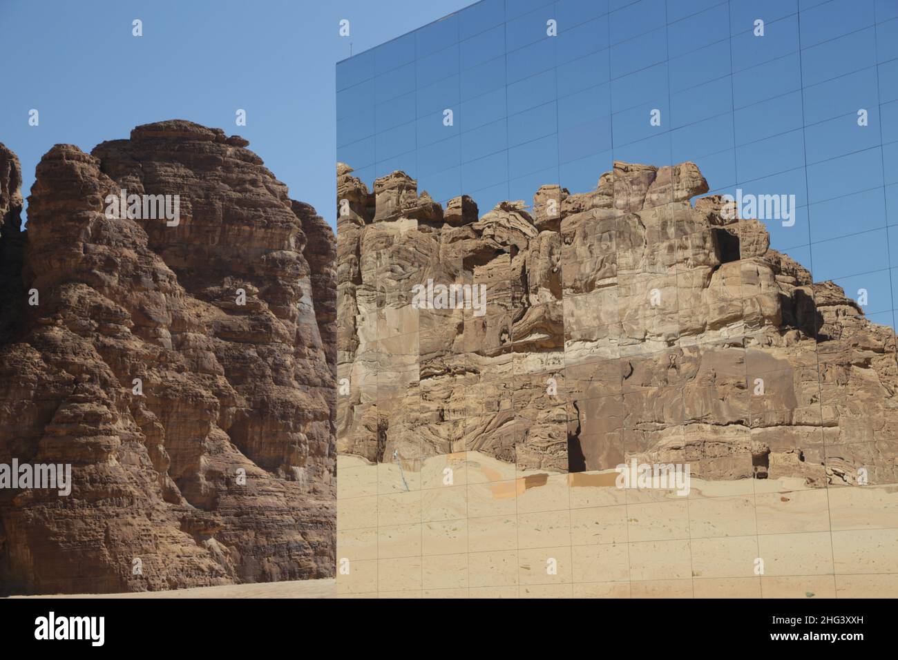 maraya concert hall in the antique kingdom of saudi arabia Stock Photo ...