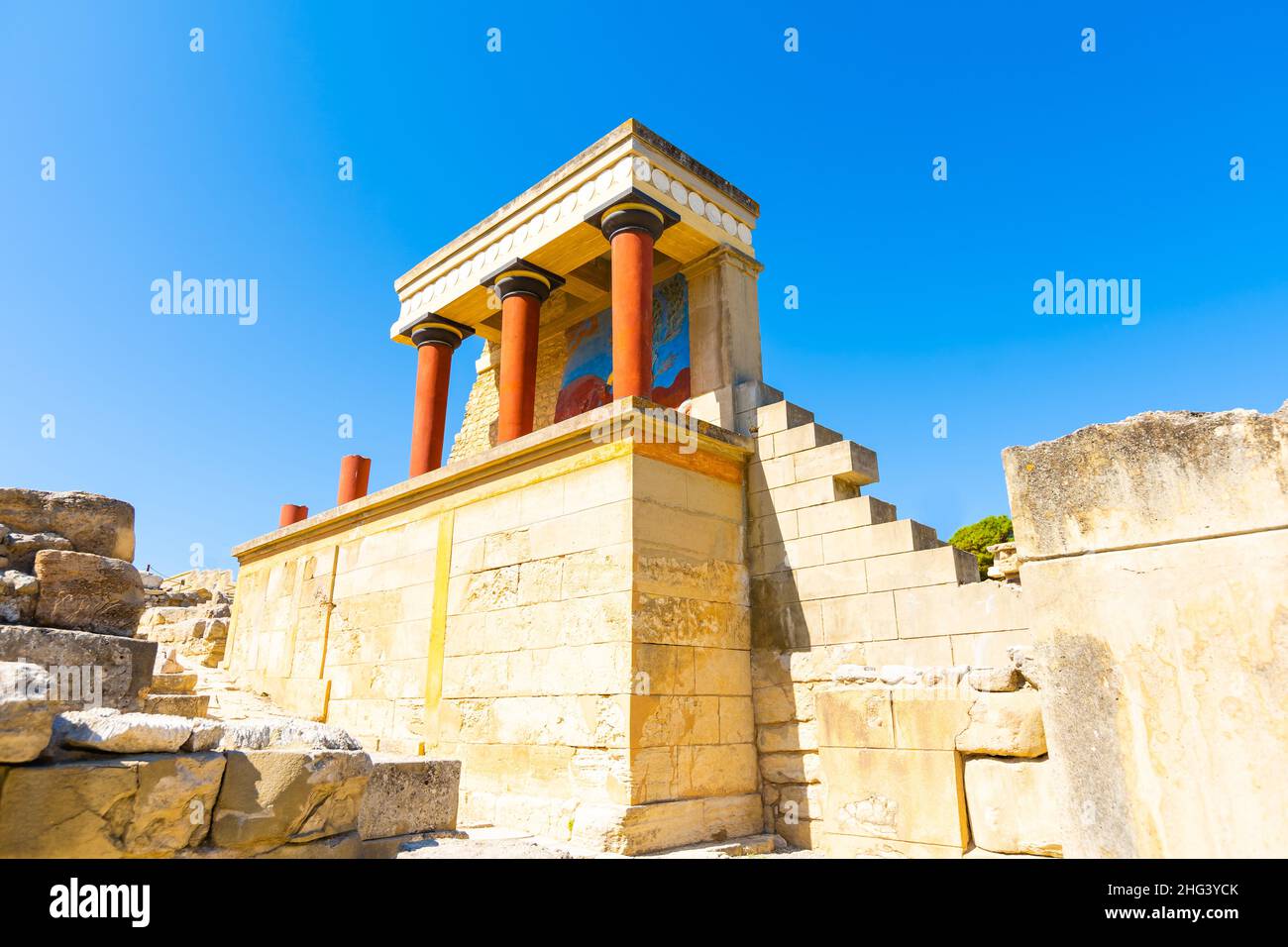Palace of knossos panorama hi-res stock photography and images - Alamy
