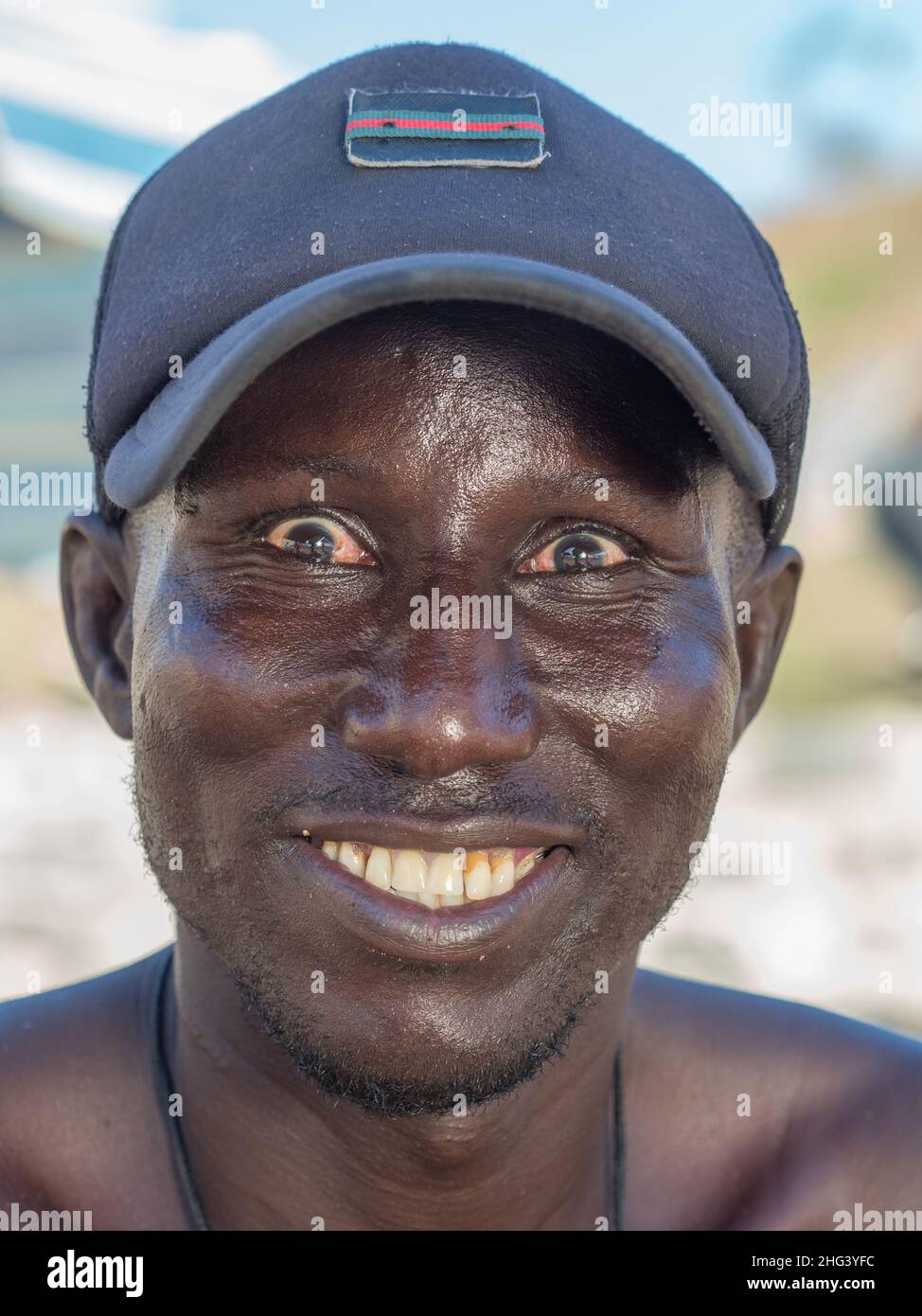 Senegal, Africa - January 24, 2019: Portrait of a happy black man from ...