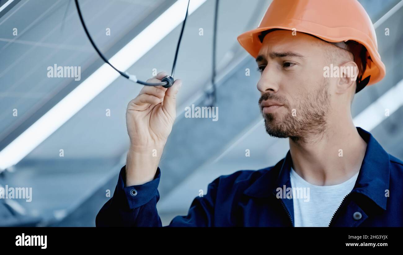 Wire checking hi-res stock photography and images - Alamy