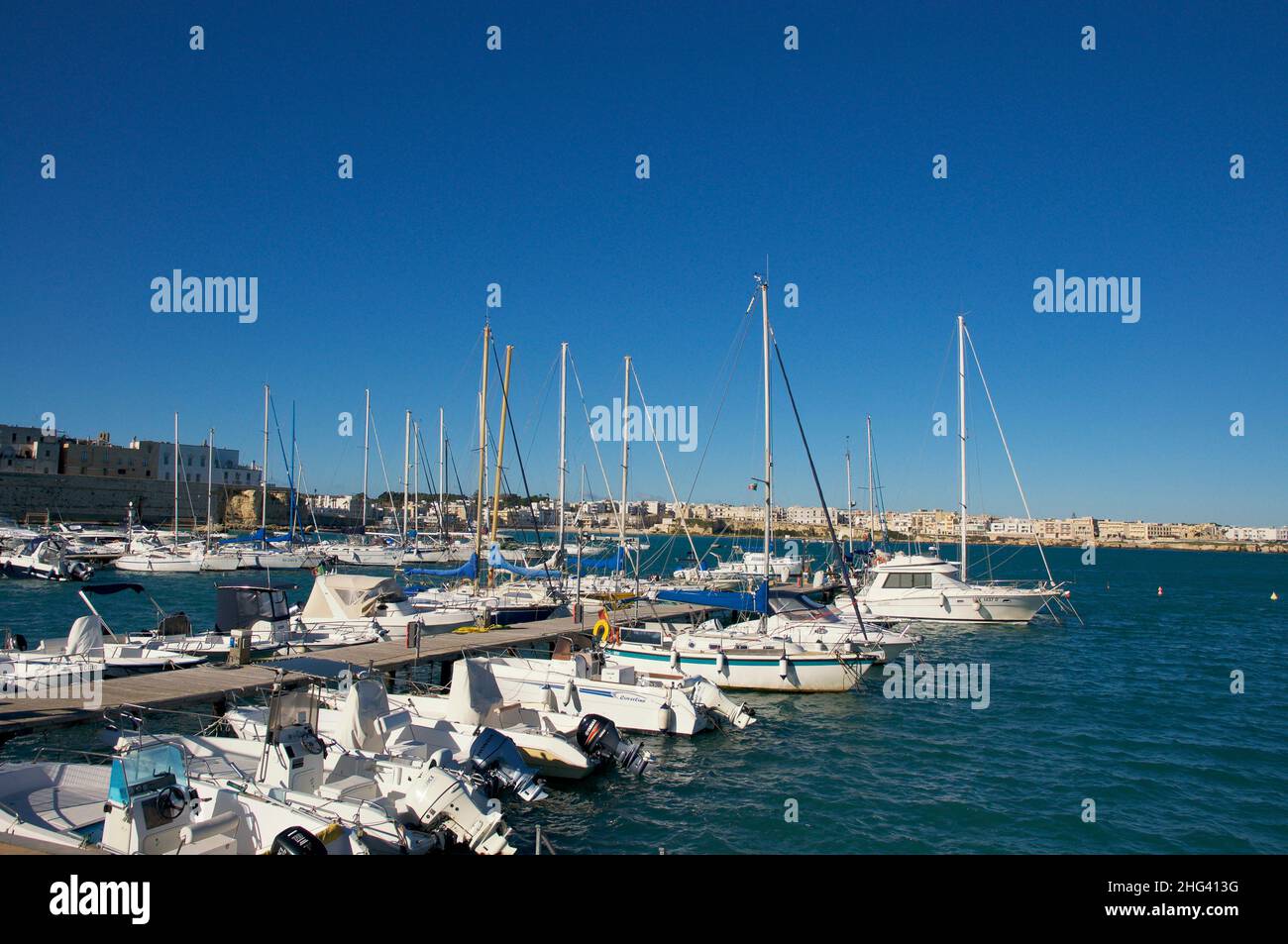Yacht port in otranto puglia hi-res stock photography and images - Alamy