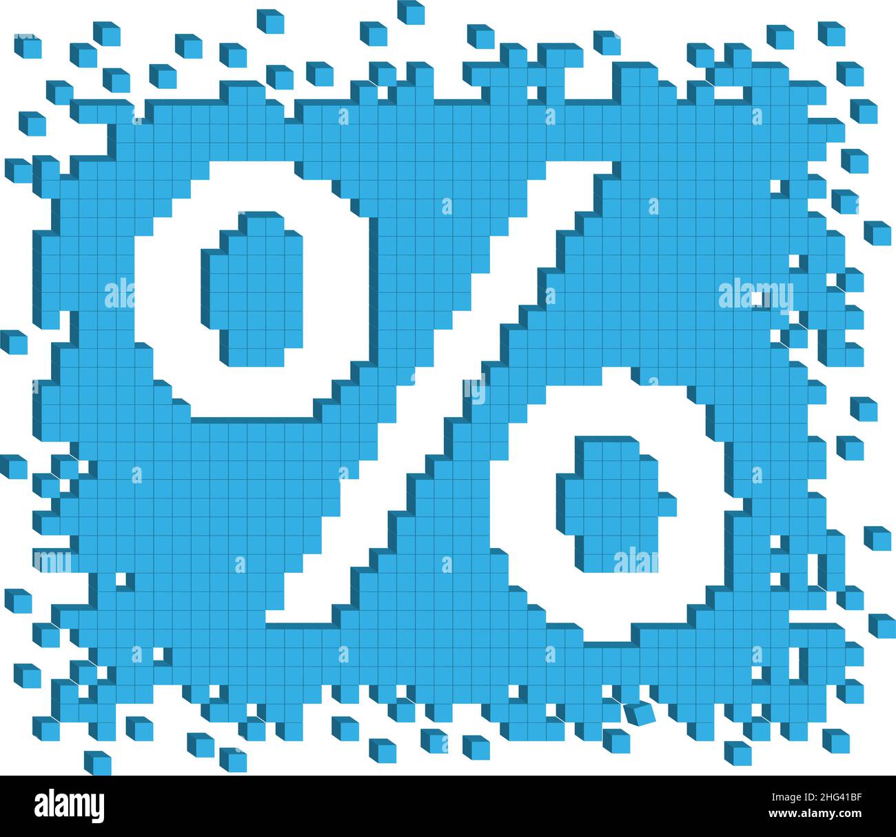 Percent cubes Stock Vector Images - Alamy