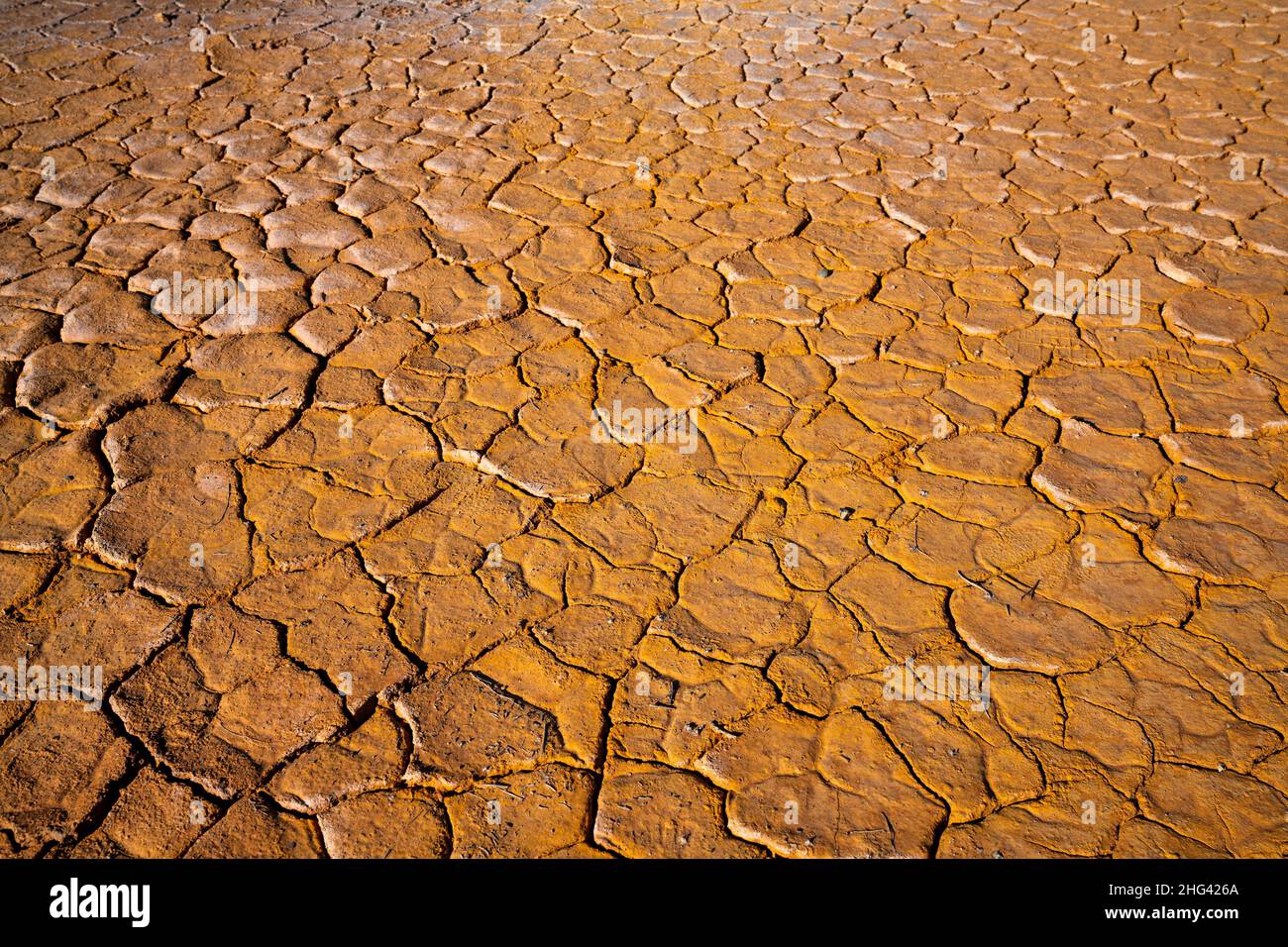 low angle background of red brown cracked dried desert earth Stock ...