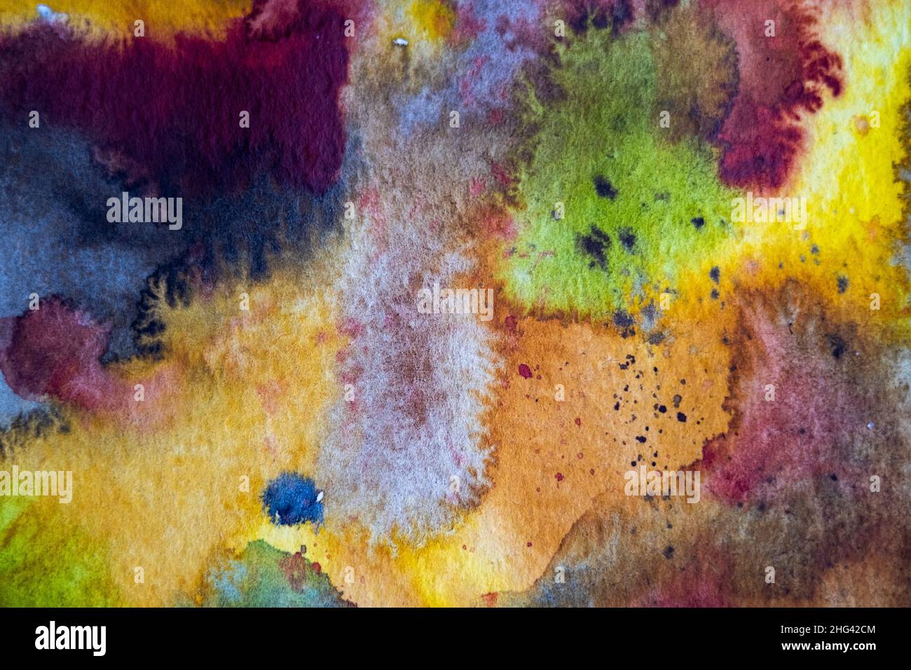 Colorful textured watercolor background on paper Stock Photo - Alamy