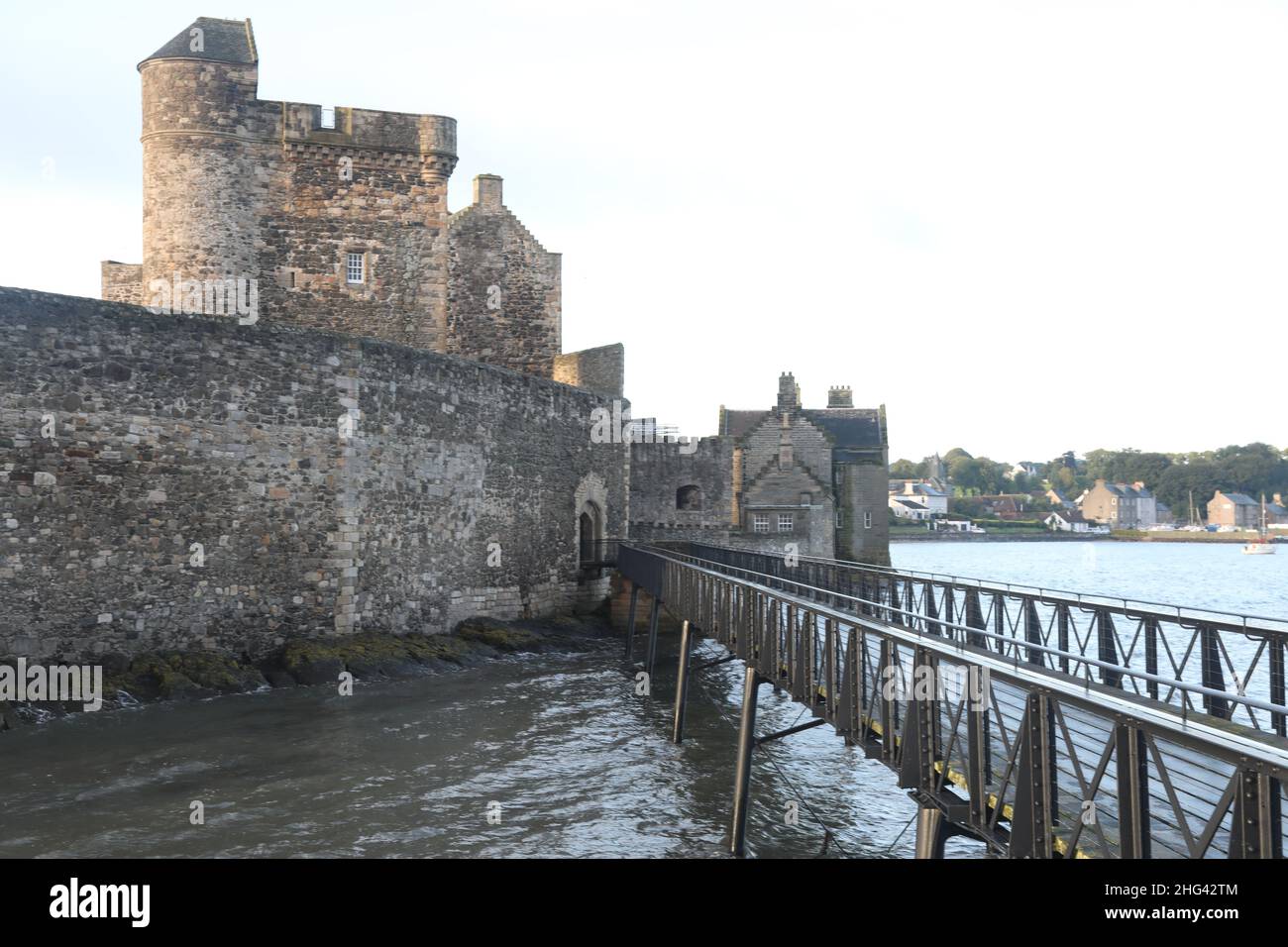 scottish castles fortress Stock Photo - Alamy