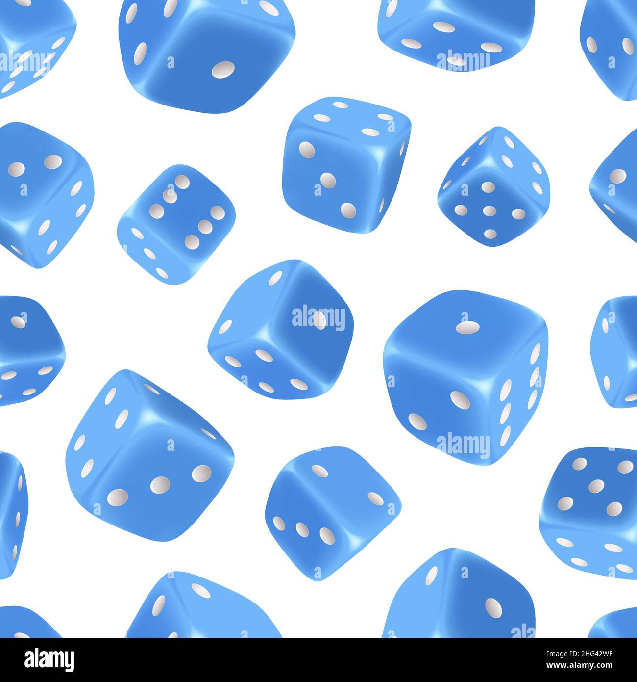 Blue Dice Wallpaper