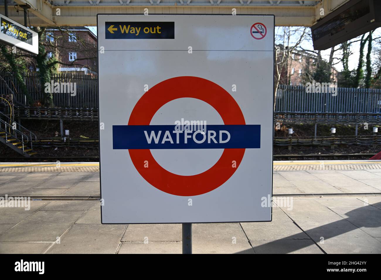 Watford sign hi-res stock photography and images - Alamy