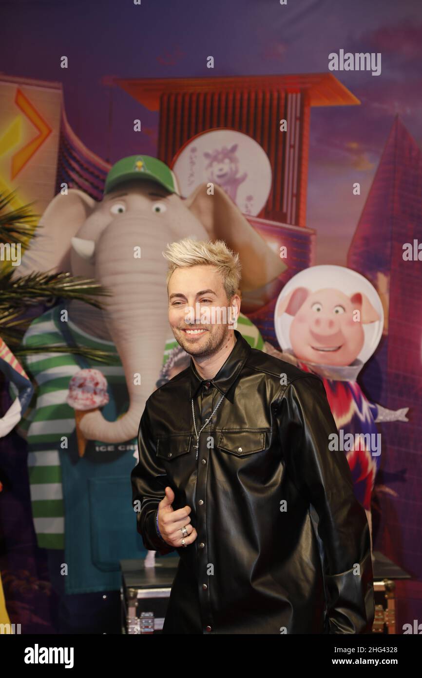 David Lei Brandt von Team 5ünf bei der Premiere des Kinofilms 'Sing ...