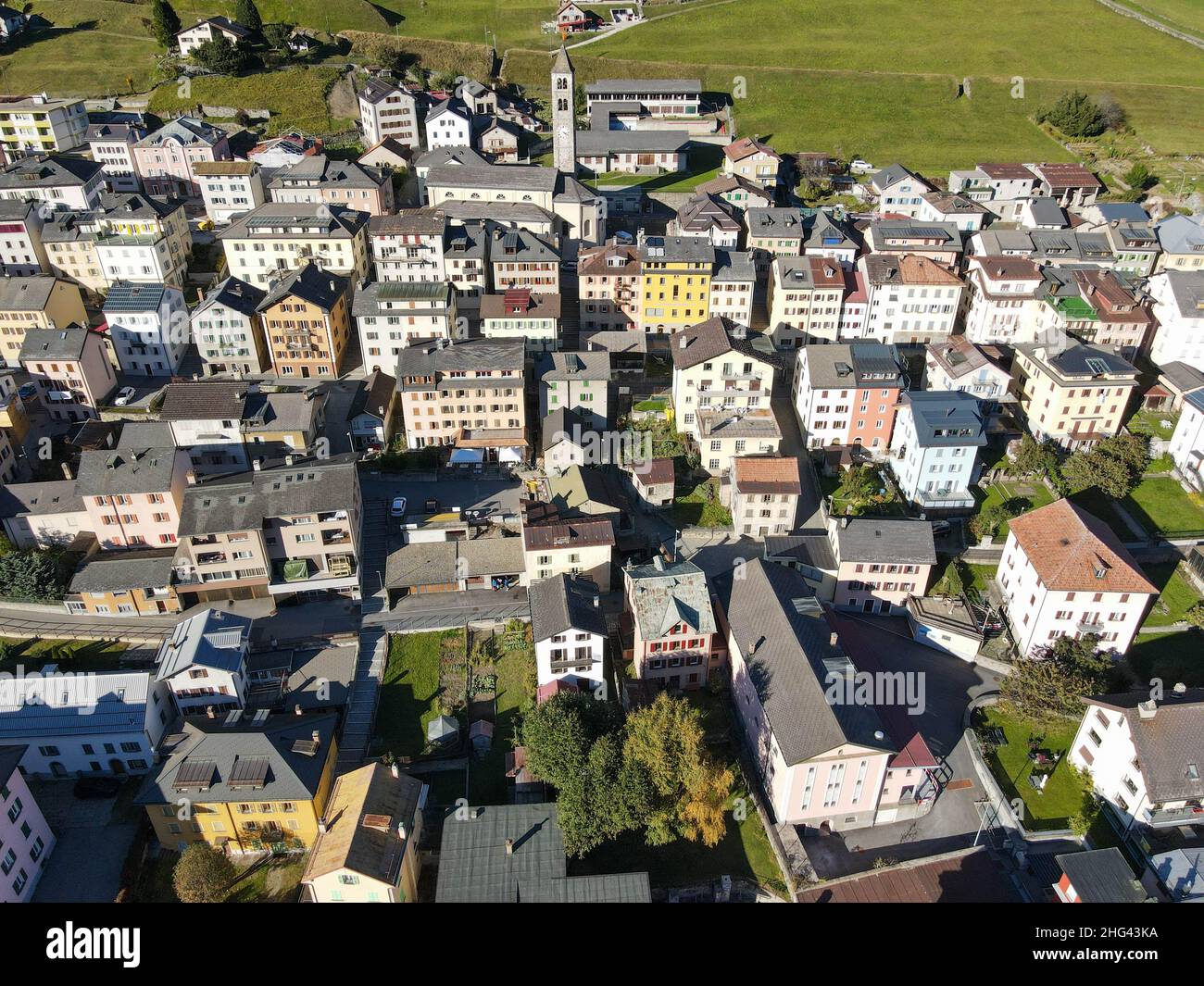 Airolo village hi-res stock photography and images - Alamy